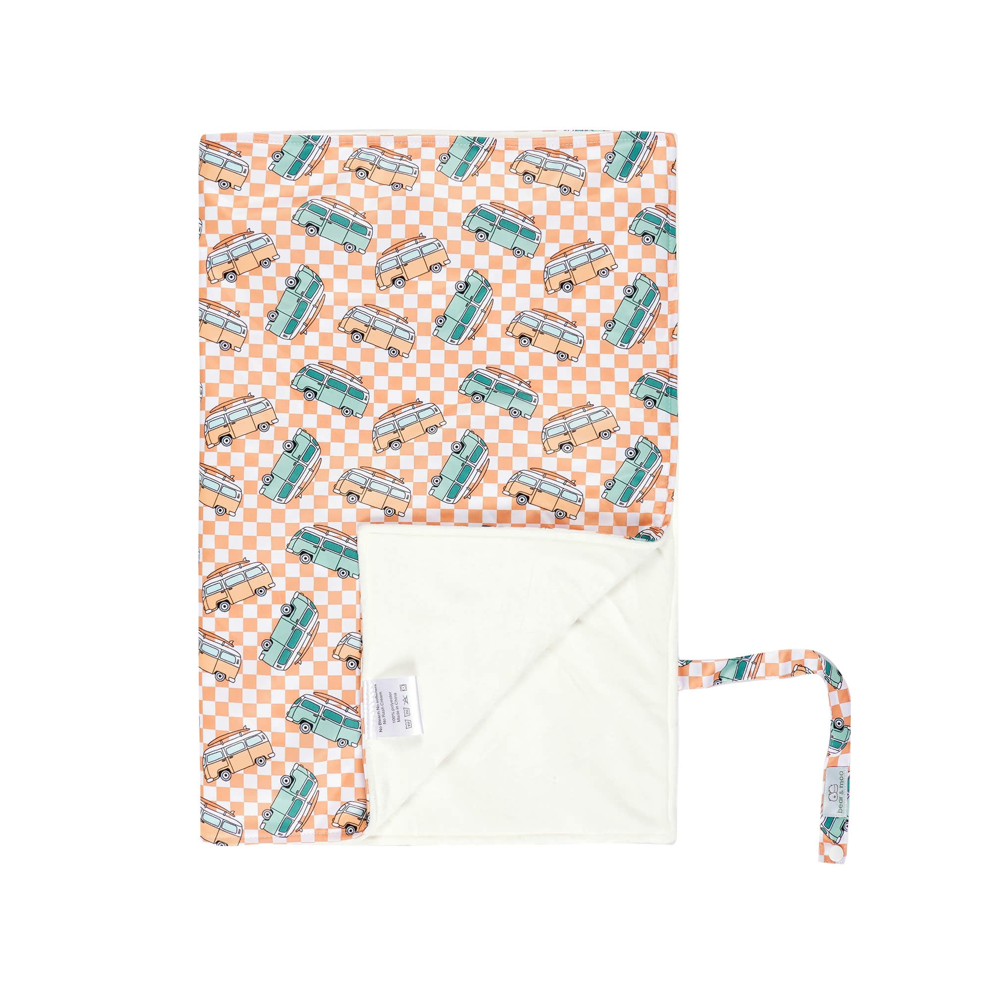 Reusable Bamboo Change Mat | Waterproof Play Mat | Bear & Moo